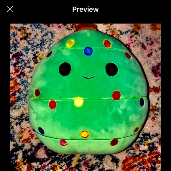 Squishmallows | Toys | Carol The Christmas Tree Squishmallow 2 Inch ...